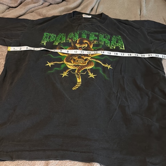 Pantera | Shirts | Vintage 9s Mens Pantera Skull In Cowboy Hat Band Tee ...